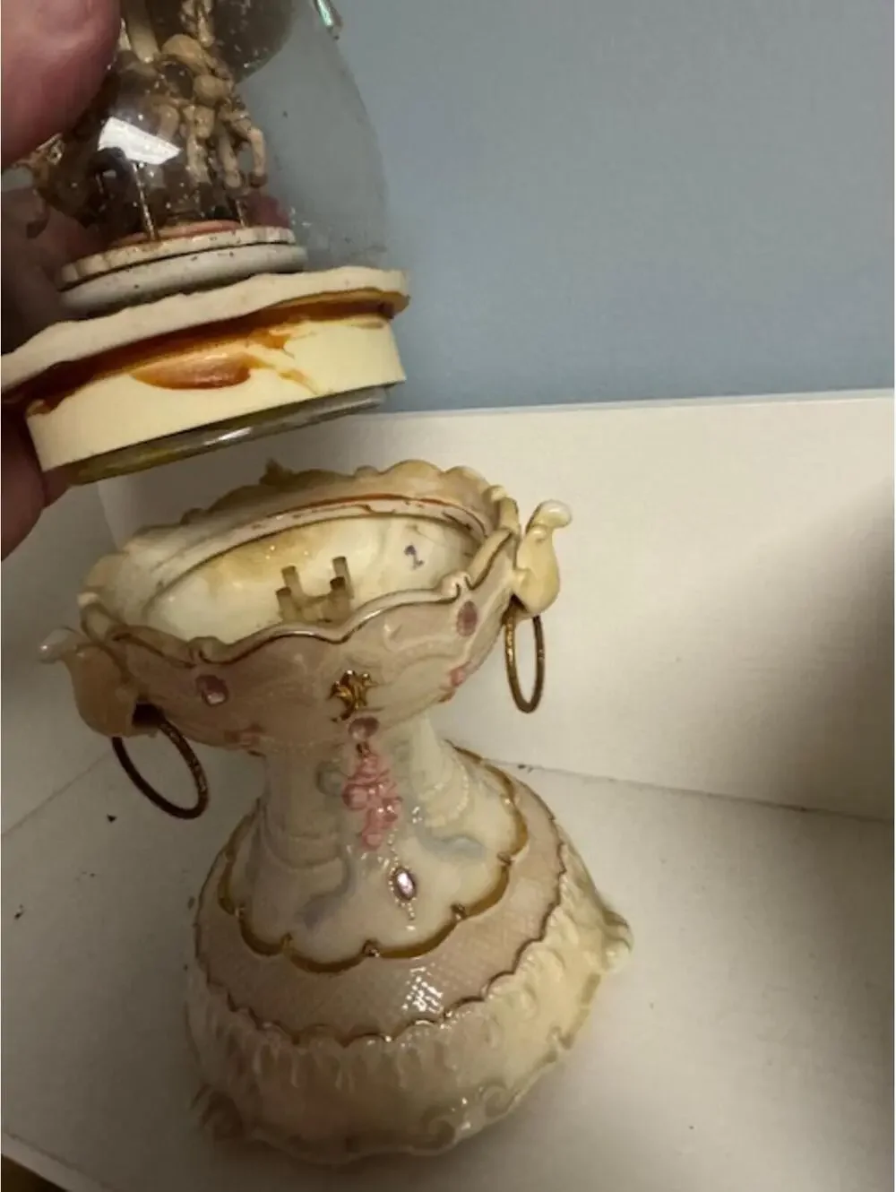 Storage & Organization | Vintage Carousel Music Box Figurine With Horse ...